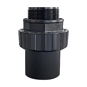 Amptyhub 2" Hi-Temp Union Compatible with All Pentair Whisperflo and Intelliflo Pumps for Inground Swimming Pool 21063-200-000-2" MIP x 2" Slip PVC - 2 Pack