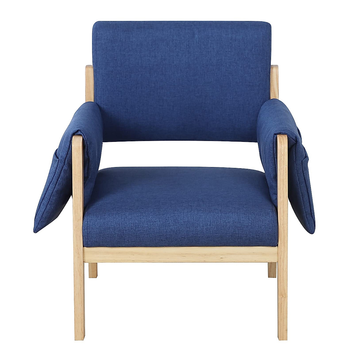 AFBKSS&BB Kids Sofa, Wooden Children Upholstered Chair with Storage Pockets, Kids Armchair with Soft Seat Cushion for Living Room Bedroom