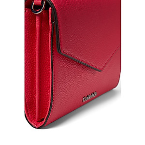 Calvin Klein Convertible Crossbody Rose Red One Size