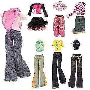 BARWA 10 Sets Doll Clothes for 11 inch Monster Girl Doll Fashion Outfits Casual Tops Pants