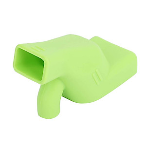 Alvinlite Faucet Extender for Toddlers,Silicone Sink Extender Cute Faucet Cover Kids Hand Wash Helper Water Spout Extender for Bathroom Sink Kitchen Counter(Green)