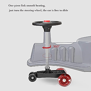 ygqtbc Kids Toys Girl and Boy Swinging Swing Car, Children Scooter Car for Children Over 1 Year Old Pedal Go Kart | Pedal Car | Ride On Toys for Boys (Color : B)