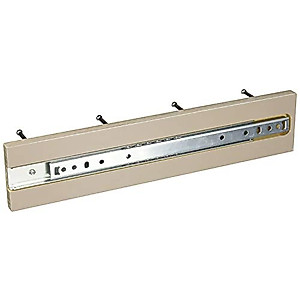 Easy Track Belt Rack Closet Storage, Weathered Grey