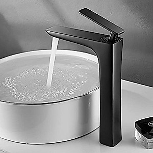 ZHANGYUEFEIFZ Bathroom Sink Faucet Sink Faucet Bathroom Vanity Faucet Solid Brass Sink Faucet Hot and Cold Single Handle countertop Toilet Crane Hot and Cold Faucet (Color : Brushed Gold)