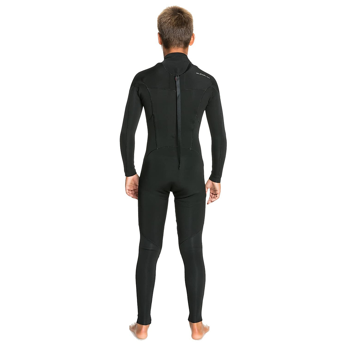 Quiksilver Boys 4/3 Sessions Back Zip Wetsuit - Black | 8