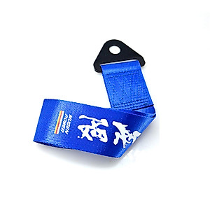 JDM Mugen Power Blue Racing Drift Rally Car Tow Towing Strap Belt Hook Universal x1