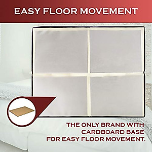 Ziz Home Under Bed Shoe Organizer 2 Pack for Kids and Adults - 12 Pairs - Underbed Shoes Closet Storage Solution - Made Materials with Front Zippered Closure - Easy to Assemble (1) (2)