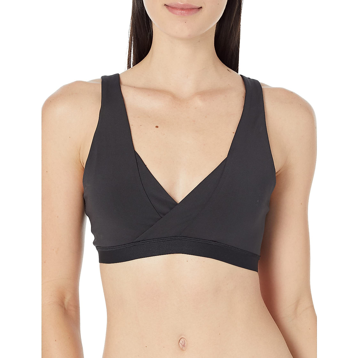 adidas Women's Yoga Essentials Studio Light Support Nursing Bra, Black, X-Large A-C