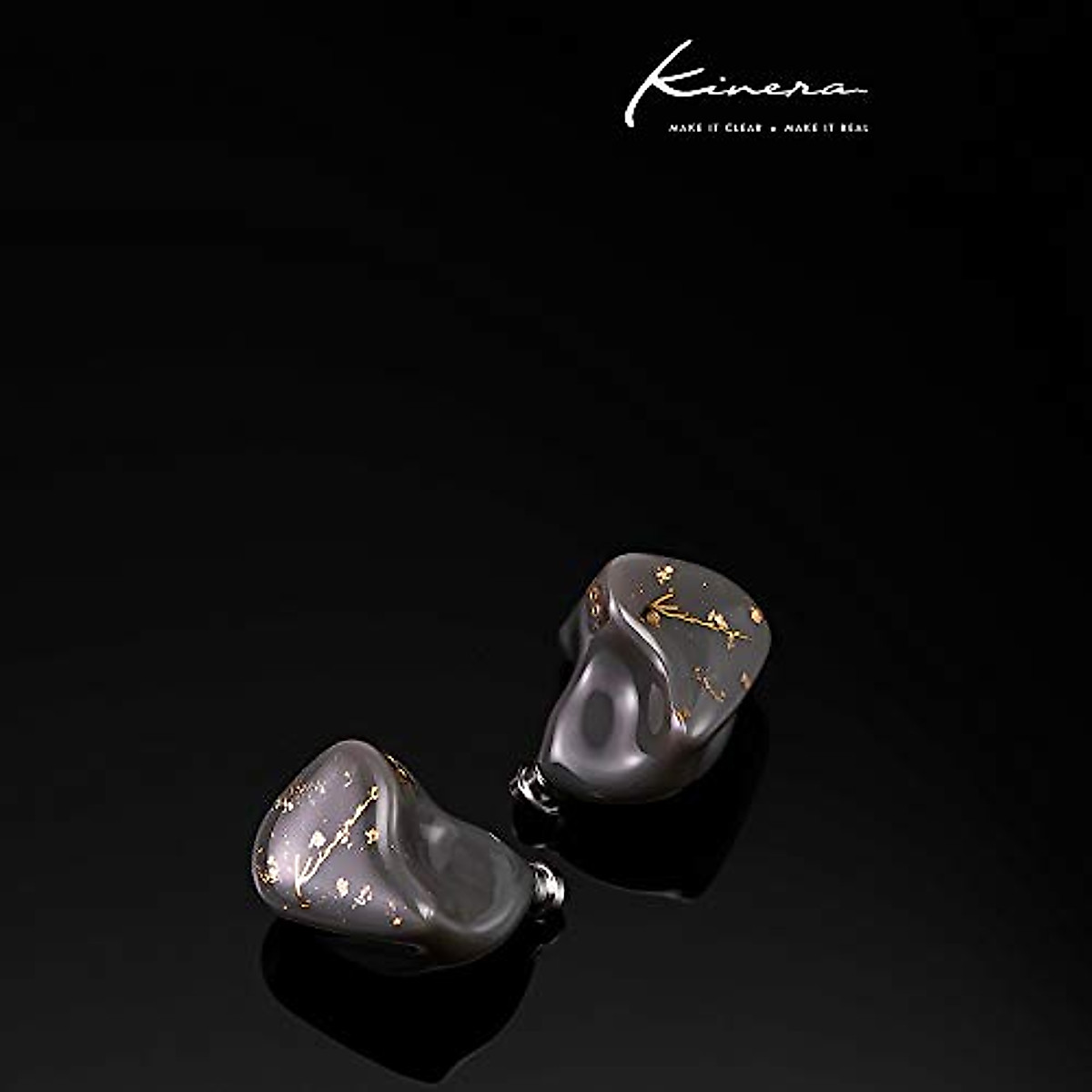 Linsoul Kinera BD005 Pro 9.2mm Beryllium Diaphragm Dynamic Driver Balanced Armature Dual Driver HiFi in-Ear Earphones with 3D Printed Shell, Detachable 0.78mm 2Pin OFC Cable (Grey)