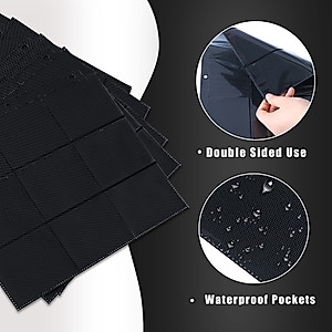 9 Pockets Trading Card Binder Sleeves Pages,900 Pockets/ 50 Sheets Card Protectors Fit 3 Ring Binder Card Sheets Double-Sided for Standard Size Cards Sport Cards Id Game Cards OS0850BK