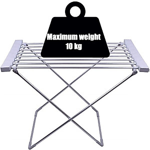 VEraiz 120W Electric Wet Laundry Drying Rack, Folding Electric Dryer, Indoor Stand Heated Clothes Rail for Socks Pants Shirts Underwear