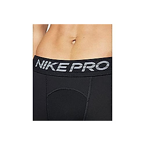Nike Men's Shorts Pro (Medium, Black/White)