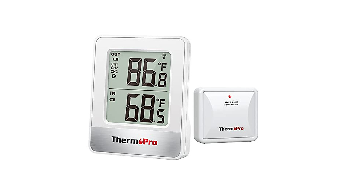 Wireless Indoor Outdoor Thermometer - ThermoPro TP200B