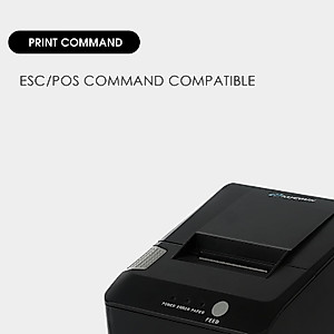 NUCOUN Receipt Printer VCP-58PLUS 58mm Thermal POS Receipt Printer, RS-232 Serial & Cash Box Interface,Connect VC-7 VC-3 Money Value Counter with RS-232 Cable