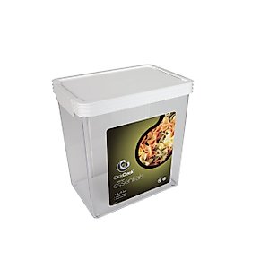 Click Clack Basics Storage Containers, 4.5 Quart Airtight Container, White Lid