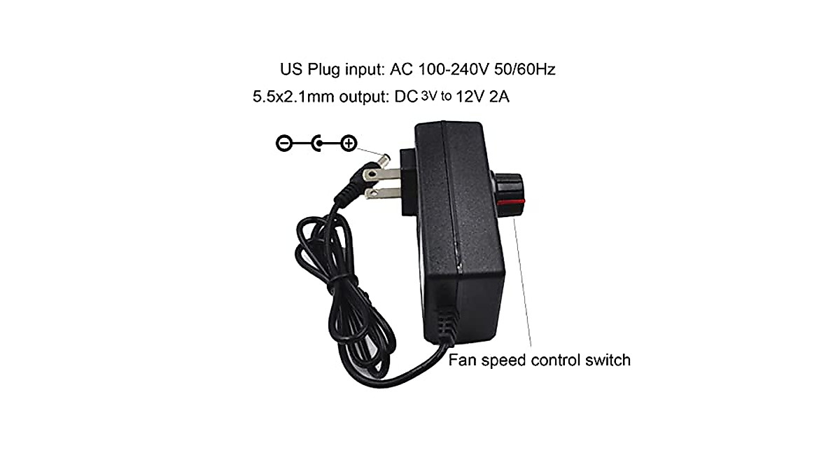 Adjustable BBQ Fan for Easy Cooking - 5300RPM