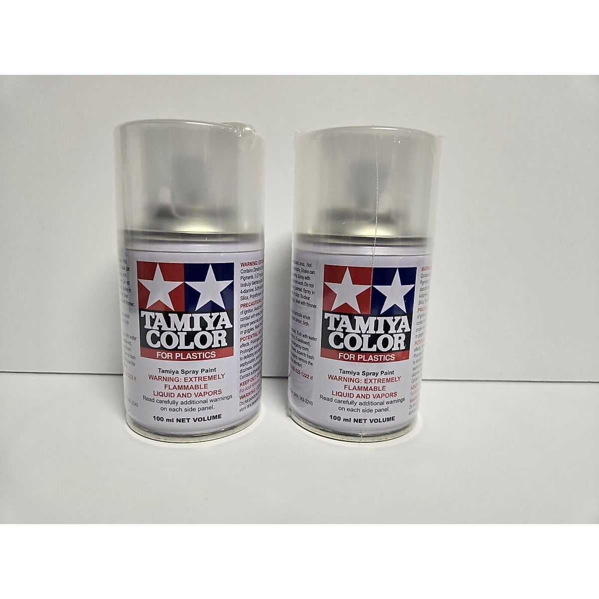 2 PACK COMPATIBLE WITH Tamiya America Spray Lacquer TS-80 Flat Clear TAM85080 Lacquer ts80 100ML INCLUDES CHICAGOLAND RC COUPON