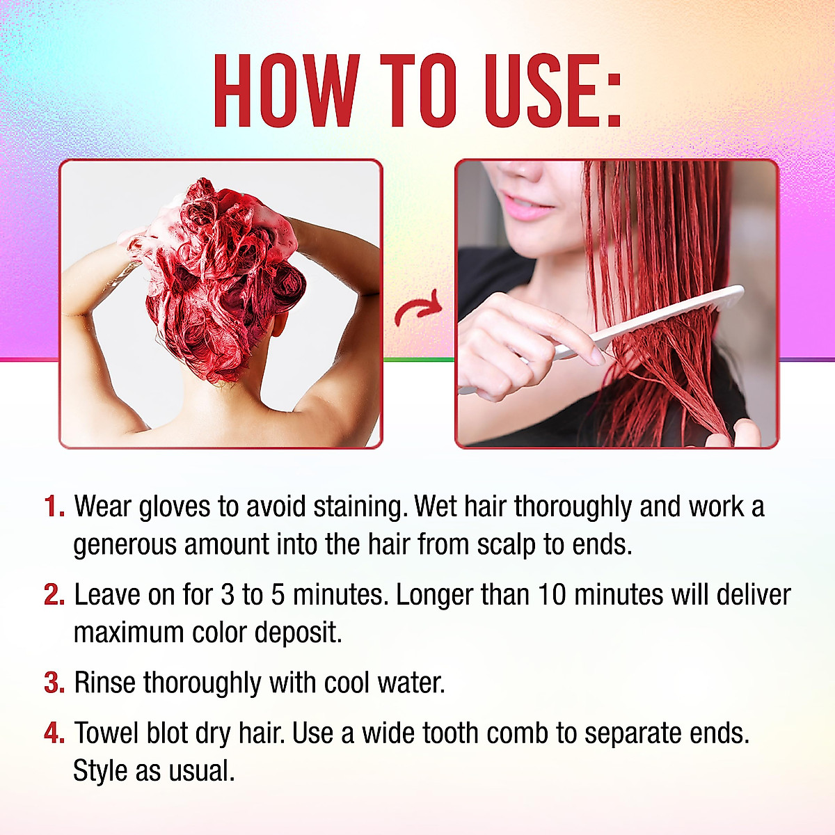 Punky Colour 3-in-1 Color Depositing Hair Cleanser & Conditioner, 8.5 fl oz. (Redilicious)