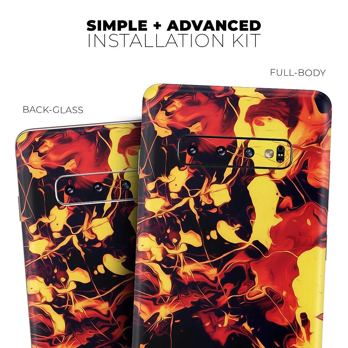 DesignSkinz Blurred Abstract Flow V7 Protective Vinyl Decal Wrap Skin Cover Compatible with The Samsung Galaxy S20 (Screen Trim & Back Glass Skin)