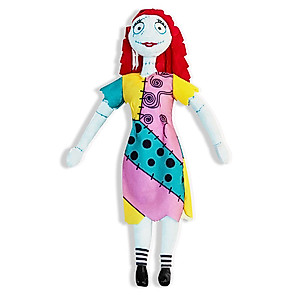 illuOKey Sally Plush Doll, Nightmare Moon Plush of Sally, Premium Animated Stuffed Doll Nightmare Before Christmas Toys Inspired, Cute Sally Baby Doll for Pumpkin King Plush Collectors, 20-inch