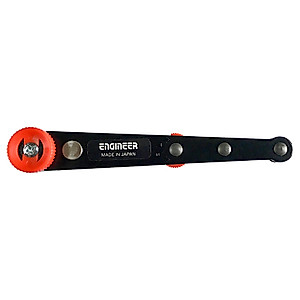 ENGINEER DR-05 Offset Ratchet Screwdriver Ideal for work in a narrow space, Quick Rotation Knob (Made in Japan)