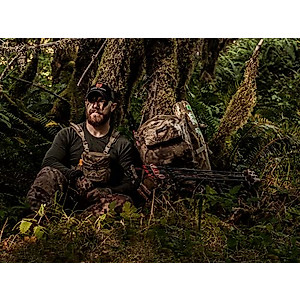 Alaska Guide Creations Hybrid with MAX Pocket | Compact Utility Bag with Mesh Side Pockets | Binocular Harness for Comfort and Quick Access (Kryptek Highlander)