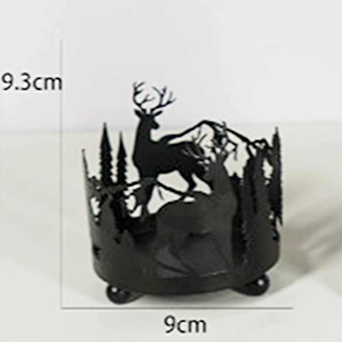 Bothyi Votive Candle Holder, Metal Candlestick, Romantic Decorative Candelabra Candle Stand for Dining Table Party Wedding Decor Gift, Deer
