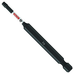 BOSCH ITSQ23501 1-Piece 3-1/2 In. Square #2 Impact Tough Screwdriving Power Bit