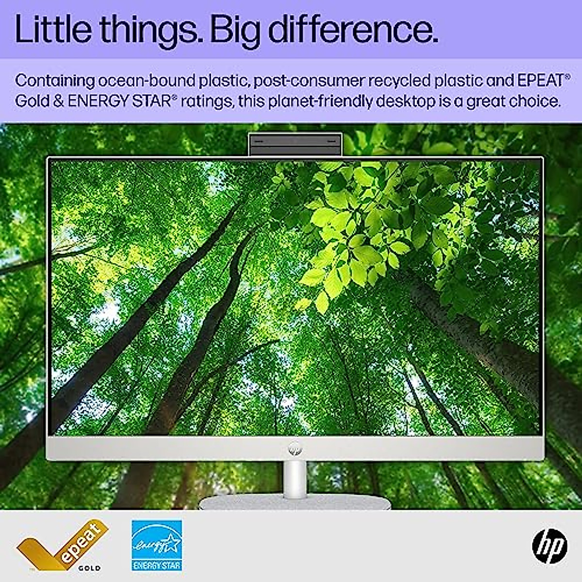 HP 27 inch All-in-One Desktop PC, FHD Display, 13th Gen Intel Core i7-1355U, 16 GB RAM, 512 GB SSD, Intel UHD Graphics, Windows 11 Home, 27-cr0080 (2023)