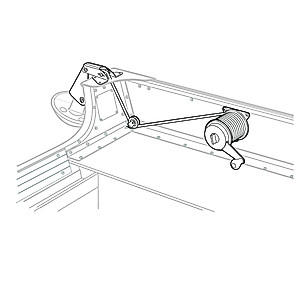 Attwood 13710-4 Anchor Lift System, Lifts and Drops Anchor, Heavy-Gauge Steel, Self-Lubricating Nylon Wheels