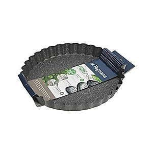 Tognana Non-Stick, Anti-Scratch Tart Pan, 11, Black
