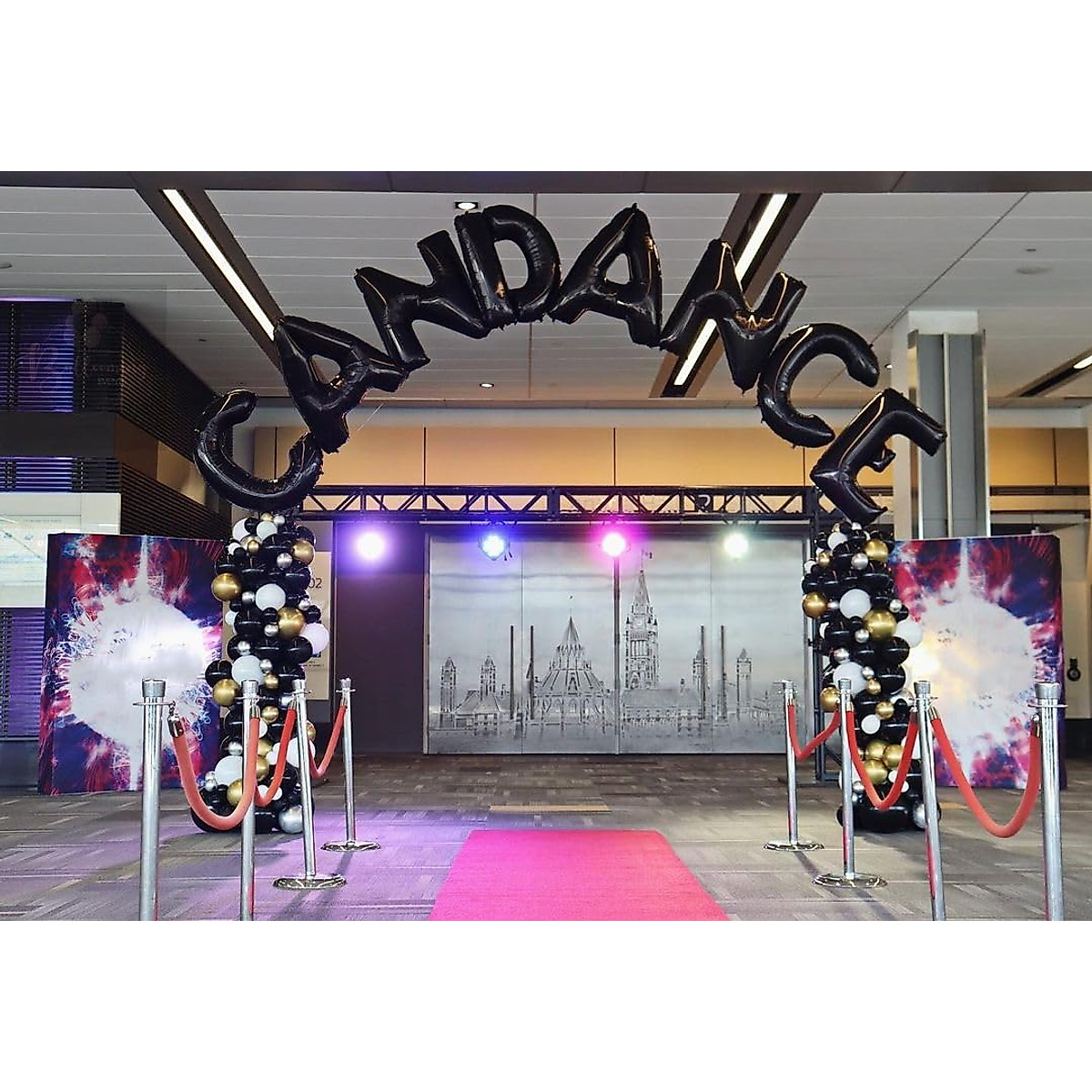 Black Letter K Balloons, 40 Inch Alphabet K Letter Balloons Foil Mylar Big Letter Balloons for Birthday Party Anniversary New Year Graduation Wedding Decorations