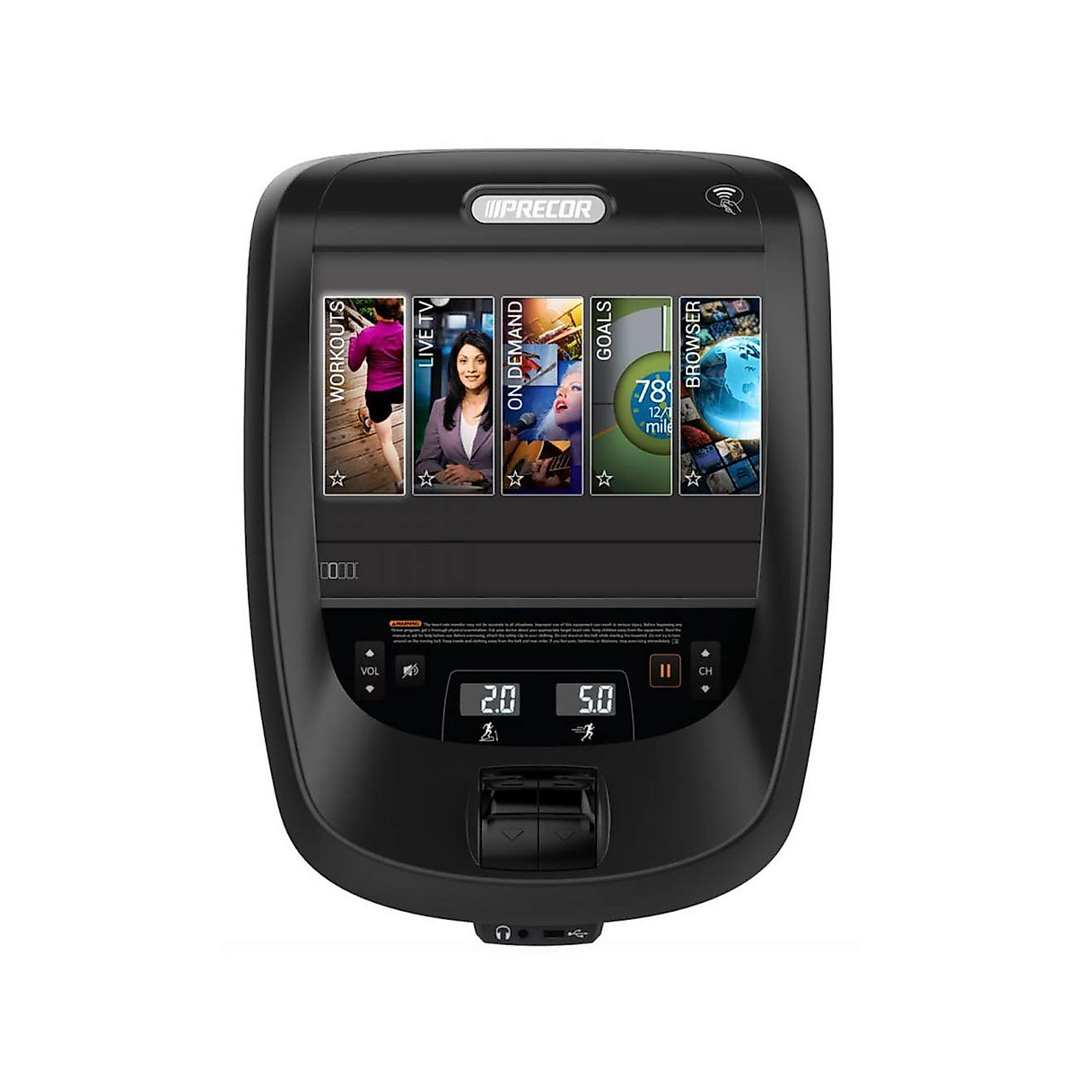 Precor EFX 885 Elliptical Crosstrainer w/ p80 Console (Remanufactured)