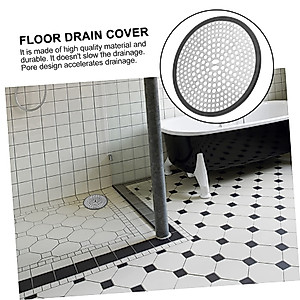 Veemoon Bathroom Floor Drain Cover Filters Wash Basin Drain Cover Water Sink Filter Hose Bib Wheel Water Trough Stainless Strainer Stainless Sink Bathtub Sponge Hair Stainless Steel