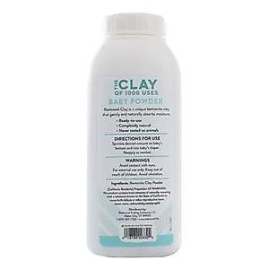 Redmond Clay Baby Powder, 3 Ounce