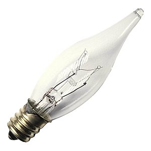 Westinghouse 0325000 15W CST6 Puntino Clear Incandescent Light Bulb with Candelabra Base