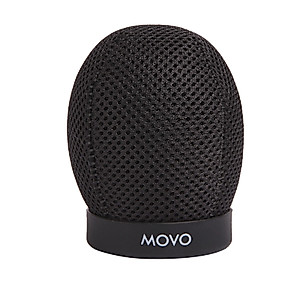 Movo WST120 Professional Premium Quality Ballistic Nylon Windscreen with Acoustic Foam Technology for Shotgun Microphones up to 10cm Long