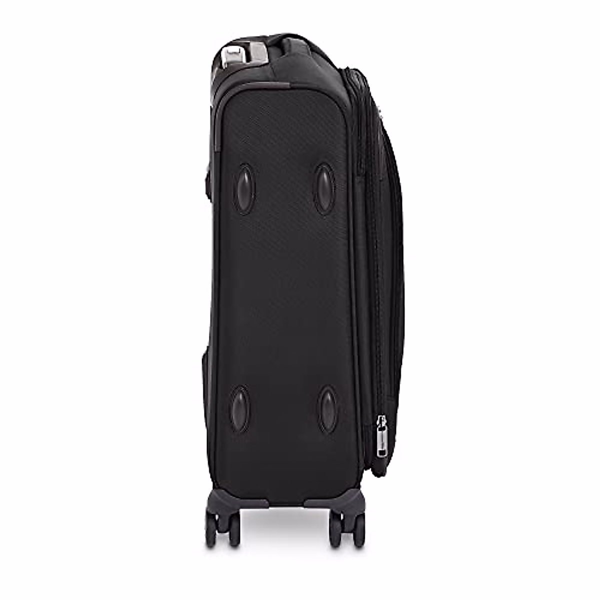Amazon Basics Expandable Softside Carry-On Spinner Luggage Suitcase With TSA Lock And Wheels - 23 Inch, Black