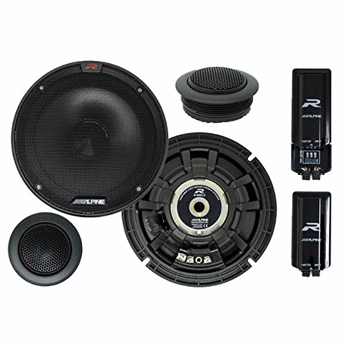 Alpine R-S65C.2 6.5 Inch Component 2-Way Speakers (Pair)