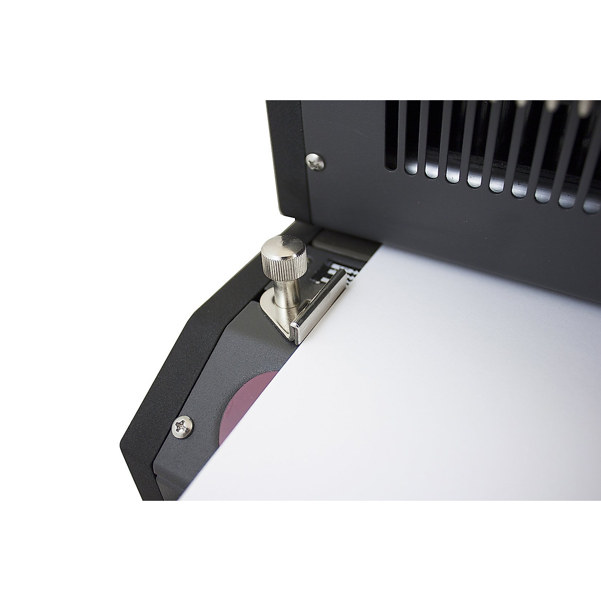 Akiles ACM-EX41+ Model CoilMac-EX41+ All-In-One Electric Coil Punch, Electric Inserter, and Manual Crimper; Special 4 x 5mm Oval Holes; Letter 4:1 (0.248") Pitch; All 54 Disengageable Pins