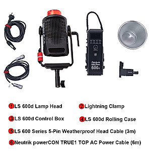 Aputure LS 600d LED Video Light V-Mount, CRI & TLCI ≥96,Bluetooth App Control 8 Lighting FX Aputure 600d for YouTube Studio, Video Shooting, Gaming, Streaming, Broadcasting, Conference