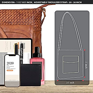 Real Leather Crossbody Purses and Handbags for Women - Sling Bag for Girls Shoulder Bags Purse Adjustable Shoulder Strap