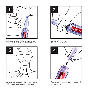 L'Oreal Paris Revitalift Derm Intensives Hyaluronic Acid Serum Ampoules 7 Day Boost Pure Hyaluronic Acid Anti-Aging Ampoules to visibly replump skin in 7 days, 7 Ampoules, 0.28 fl; oz.