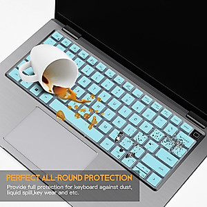 Keyboard Cover for Dell Latitude 14" 3440 3450 5420 5430 5431 5440 5450, Dell Latitude 7450 7440 7430 7420 7410 14, Dell Latitude 9510 9520 9420 9430, Dell Latitude 7520 15.6 Keyboard Skin, Mint