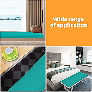 SewKer Outdoor Bench Cushion 44 x 18 Inch Waterproof Patio Furniture Cushions, High Density Foam Never Deform (Green)