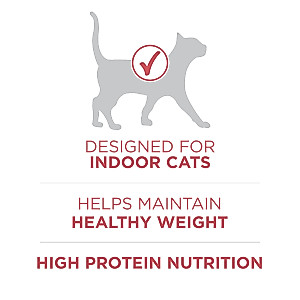 Purina ONE Natural Low Fat, Indoor Dry Weight Control High Protein Cat Food Plus Indoor Advantage with Real Salmon - 7 lb. Bag