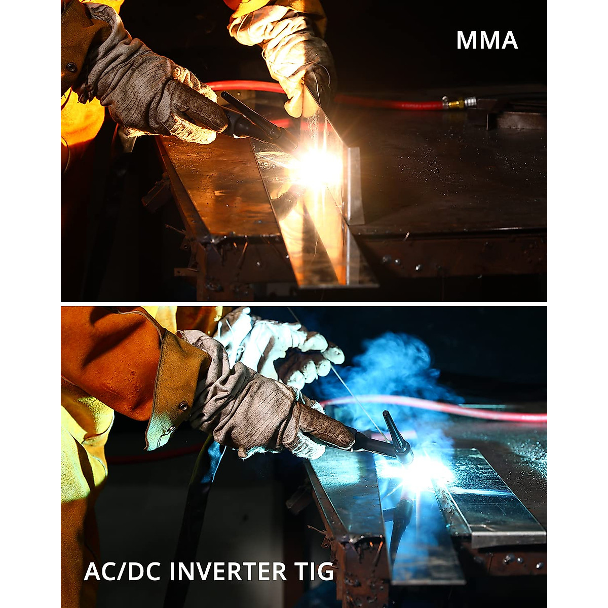 DEKO AC/DC Inverter TIG/MMA Welder,250A Fully Digital Welding Machine with Foot Pedal,IGBT,VRD Function for Carbon Steel,Stainless Steel,Copper,Aluminum and Aluminum Alloys…