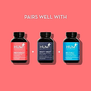 HUM Uber Energy - Adrenal & Energy Support Supplement with Ashwagandha Root & Vitamin B - Designed for Stress Relief, Adrenal Health, Memory and Focus (60 Vegetarian Capsules)