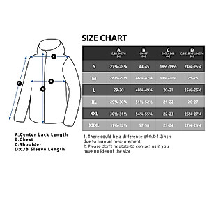 Little Donkey Andy Men's Warm Waterproof Puffer Jacket Hooded Windproof Winter Coat with Recycled Insulation Black L