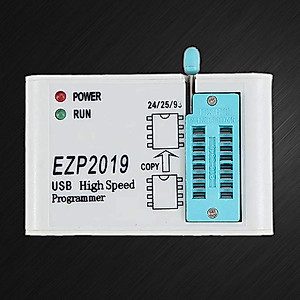 Sara-u EZP2019 High Speed USB SPI Programmer Support 24 25 93 Series Chips EEPROM 25 Flash BIOS Chip with 8 Socket
